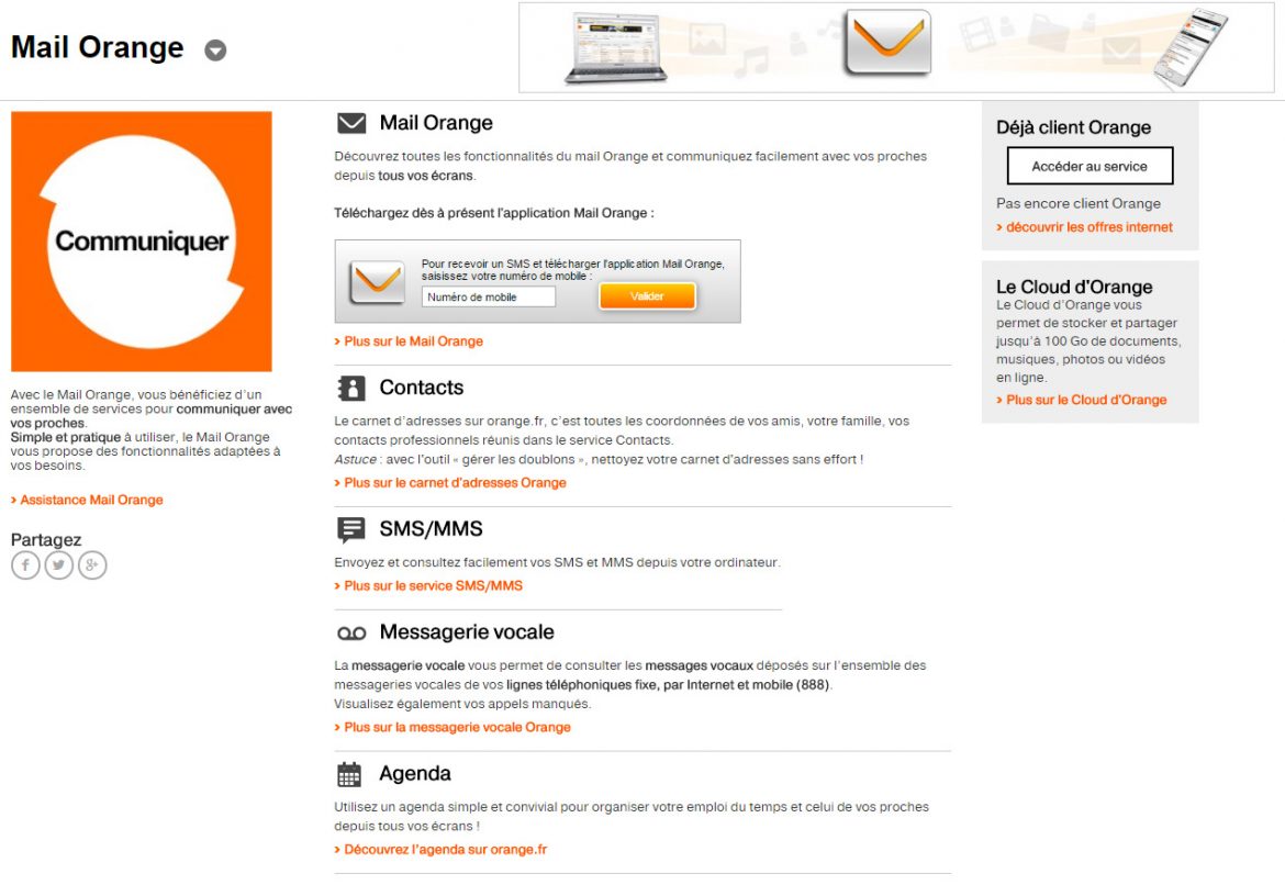 Messagerie Orange : comment y avoir accès